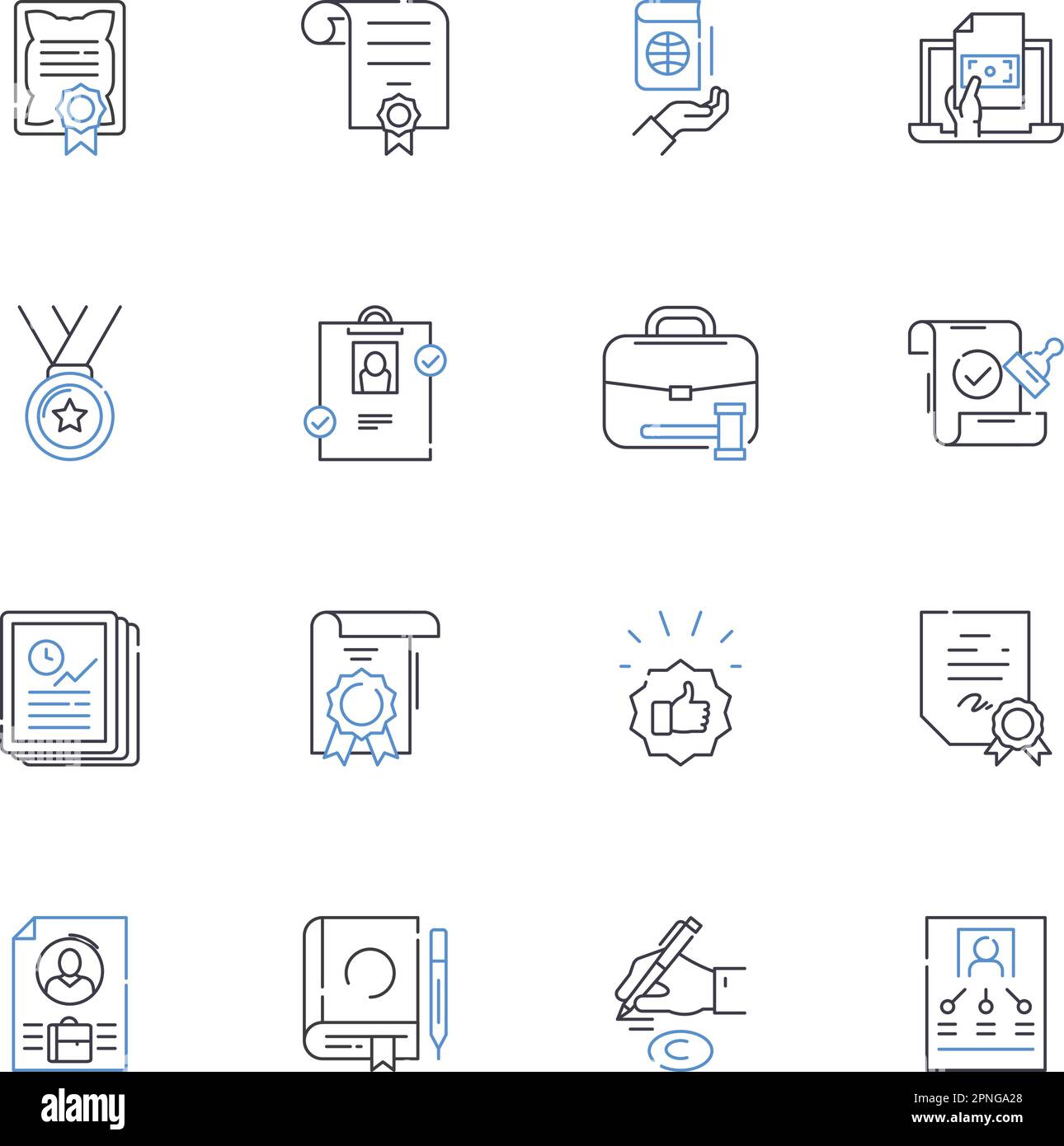 Preferences line icons collection. Taste, Choice, Liking, Dislike ...