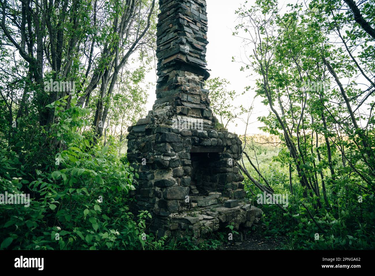 The Pigeon River flows through Grand Portage State Park and Indian ...