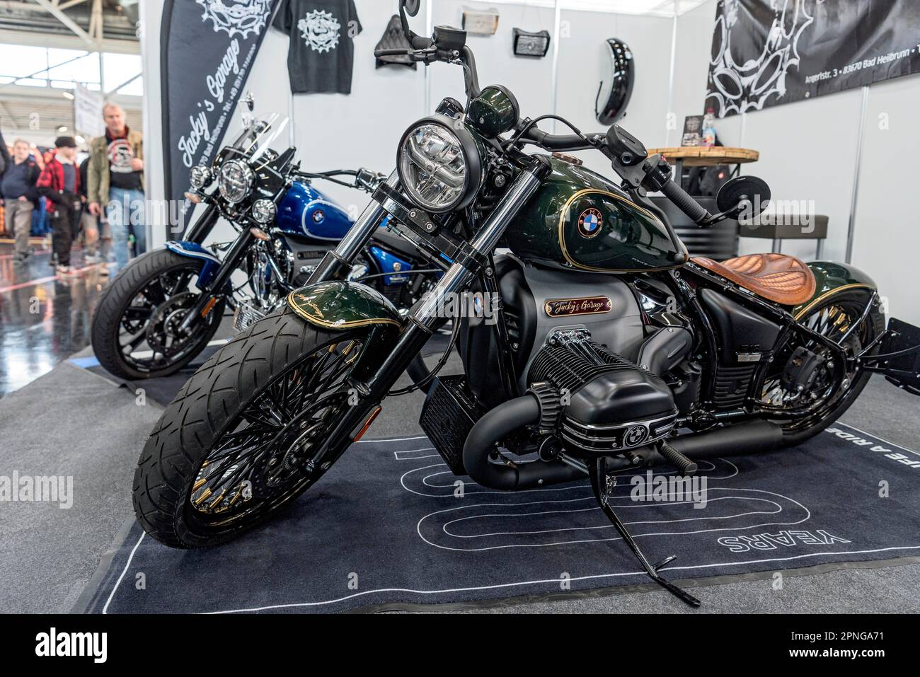 Motorbike BMW R18 Jackys Edition, exhibition stand Jackys Garage, iMOT ...