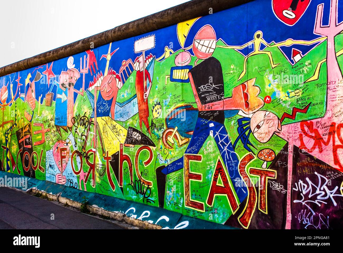 East Side Gallery, Berlin Wall Stock Photo - Alamy