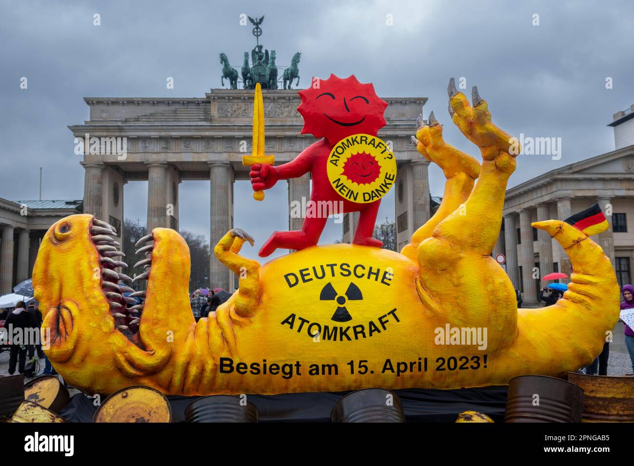 Germany, Berlin, 15.04.2023, demonstration, rally by Greenpeace on the ...