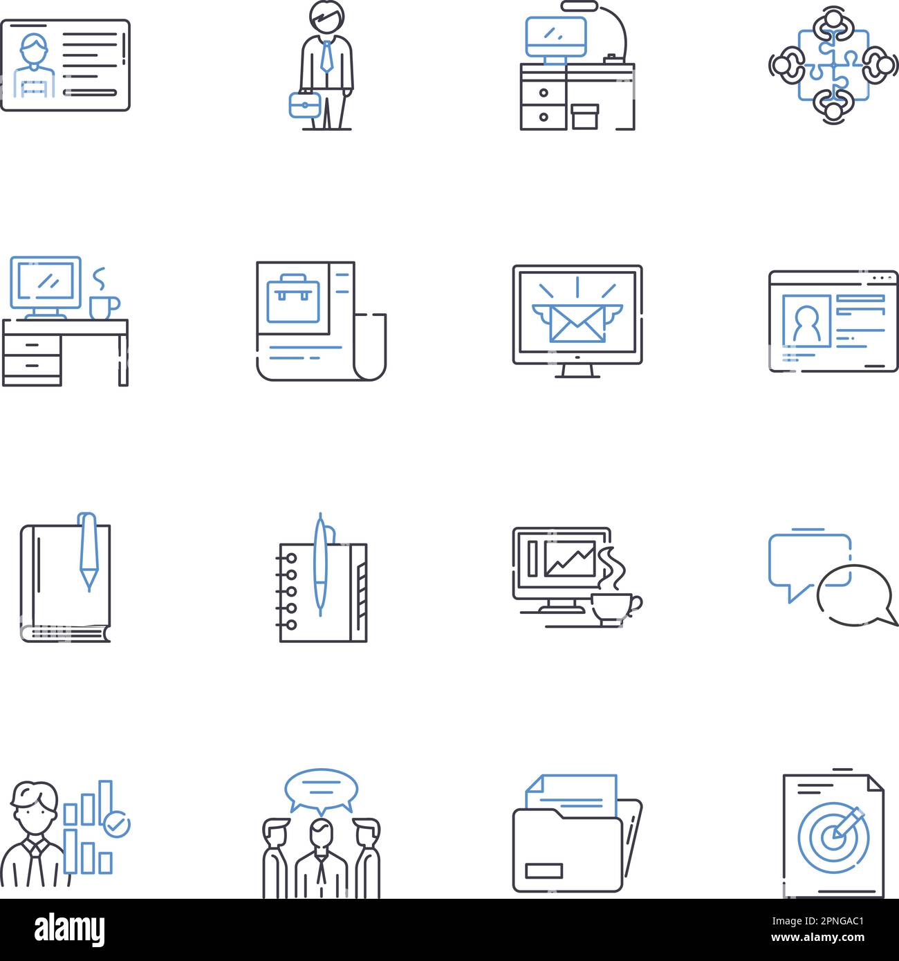 Graphic designer line icons collection. Creativity, Artistry ...