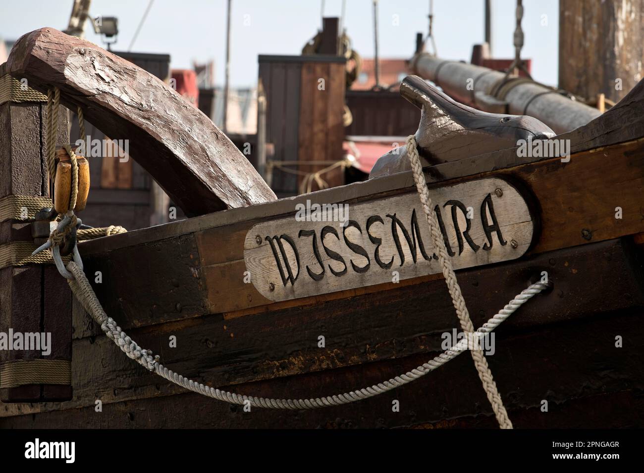 Poeler Kogge Wissemara, passenger ship and technical monument, Old Port ...