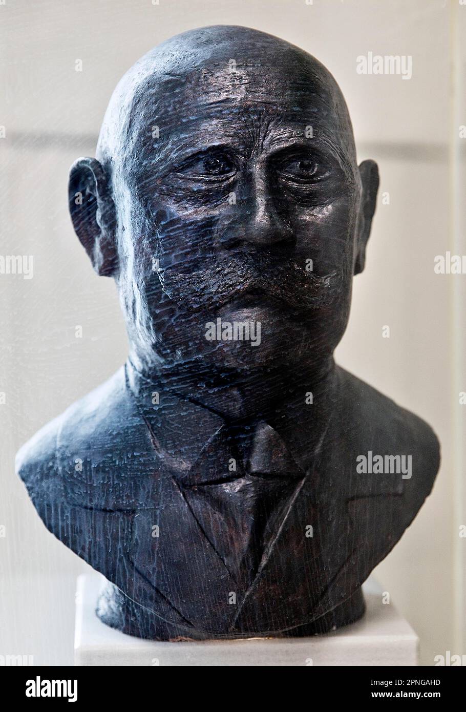 Bust of Rudolph Karstadt, department stores' entrepreneur, Karstadt ...
