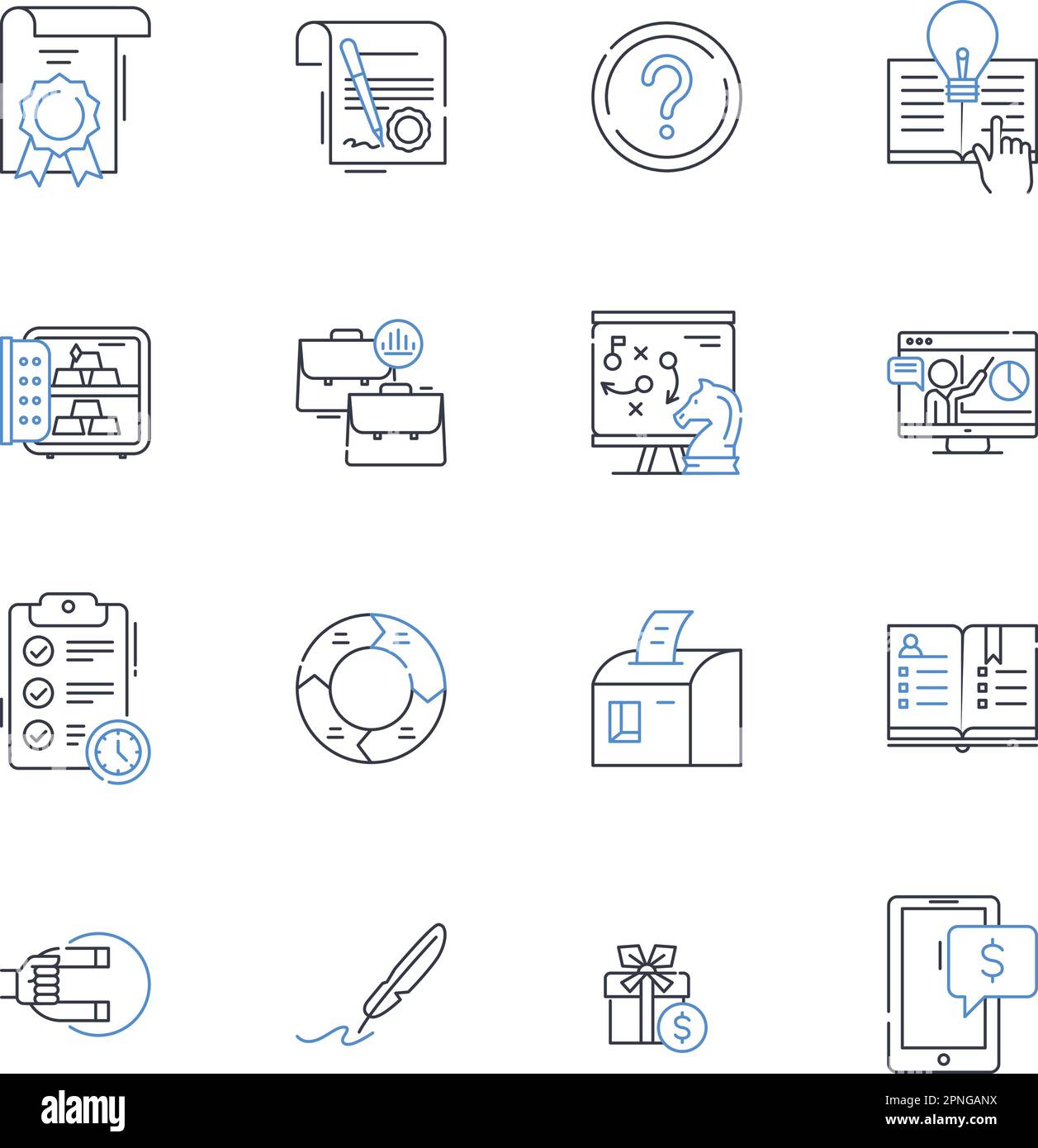 Accounts department precinct line icons collection. Bookkeeping ... Accounts department precinct line icons collection. Bookkeeping ...