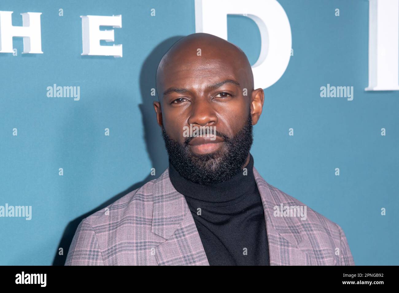 New York, United States. 18th Apr, 2023. David Gyasi attends Netflix's ...