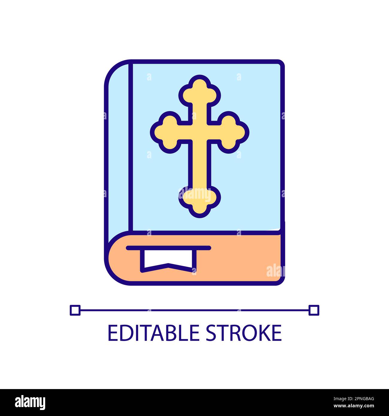 Holy bible RGB color icon Stock Vector Image & Art - Alamy