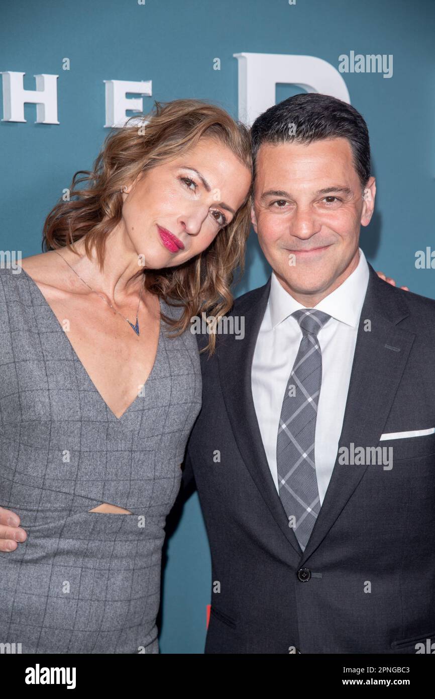 New York, United States. 18th Apr, 2023. Alysia Reiner and David Alan ...