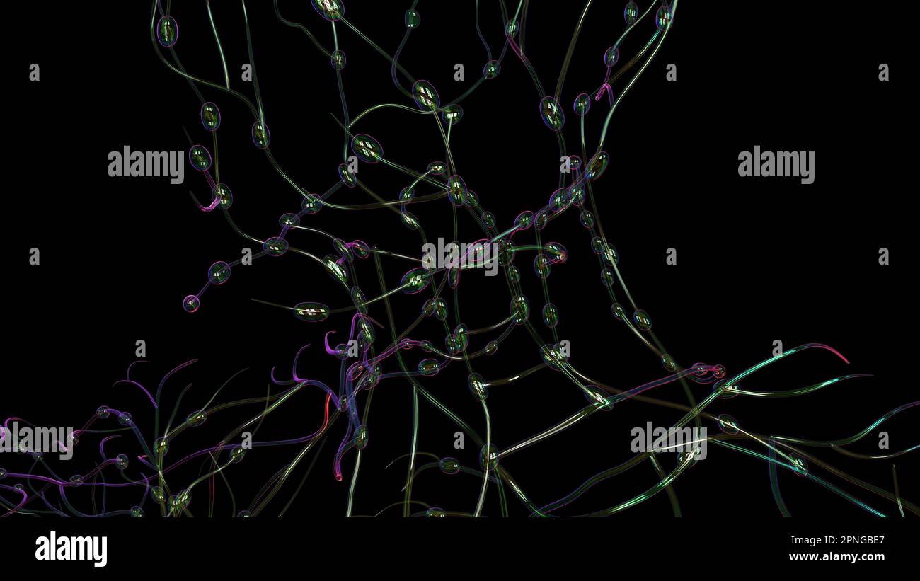 Human lymph nodes anatomy for medical concept 3D illustration Stock ...