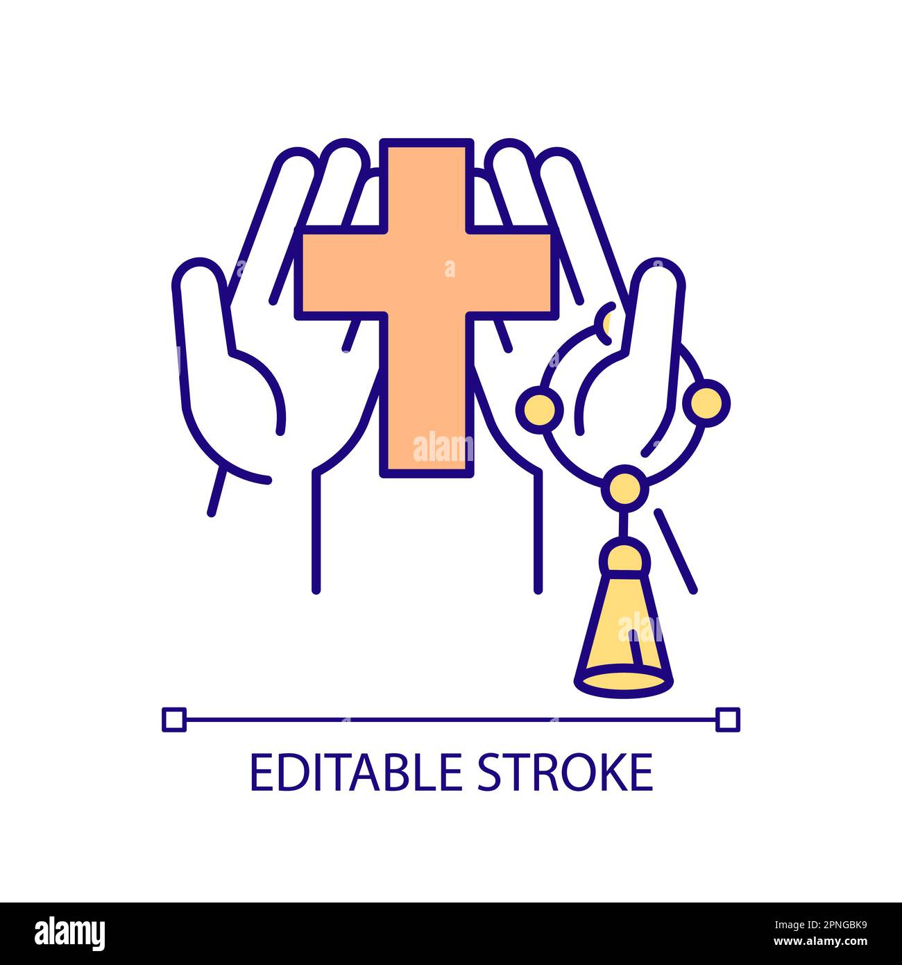 Hands cross image Cut Out Stock Images & Pictures - Alamy