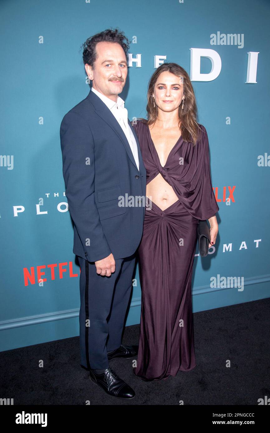 New York, United States. 18th Apr, 2023. Matthew Rhys and Keri Russell ...