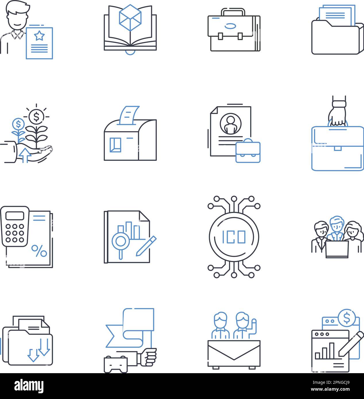 Rapid prototyping line icons collection. Innovation, Modeling, Development, Iteration ...