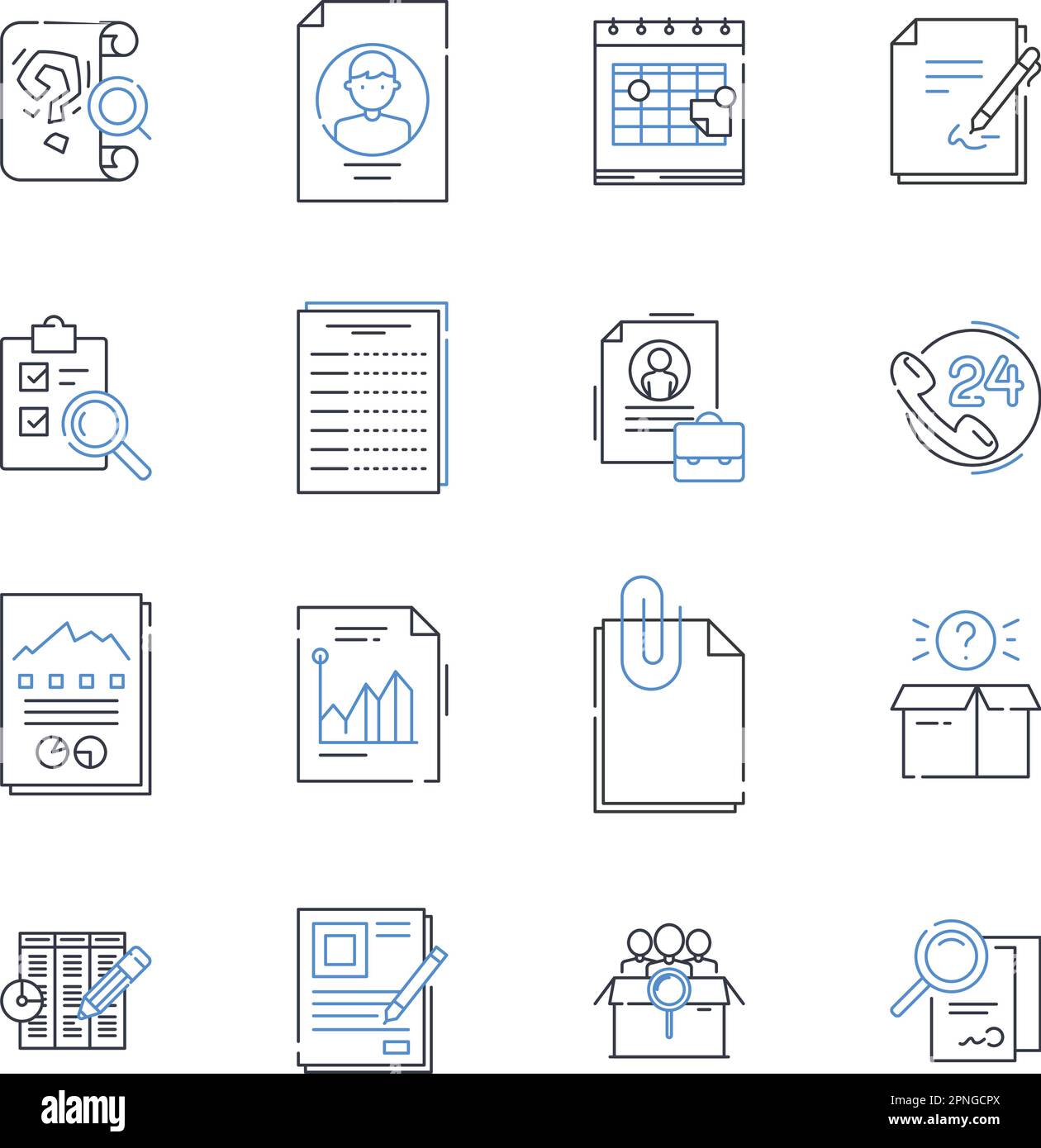 Data organization line icons collection. Categorization, Classification ... Data organization line icons collection. Categorization, Classification ...