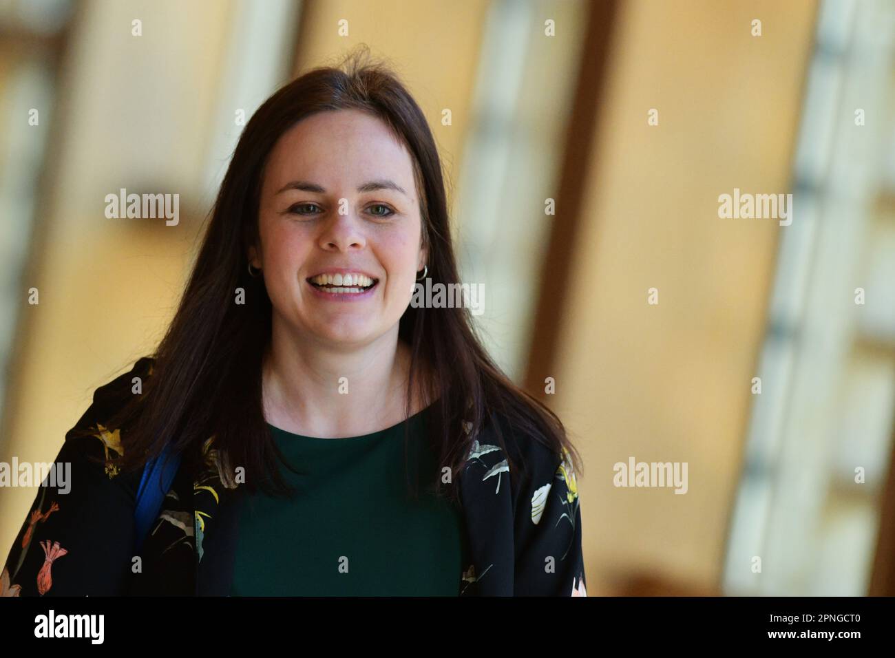 Edinburgh Scotland, UK 18 April 2023 Kate Forbes arrives for the First Minister’s Statement on ...
