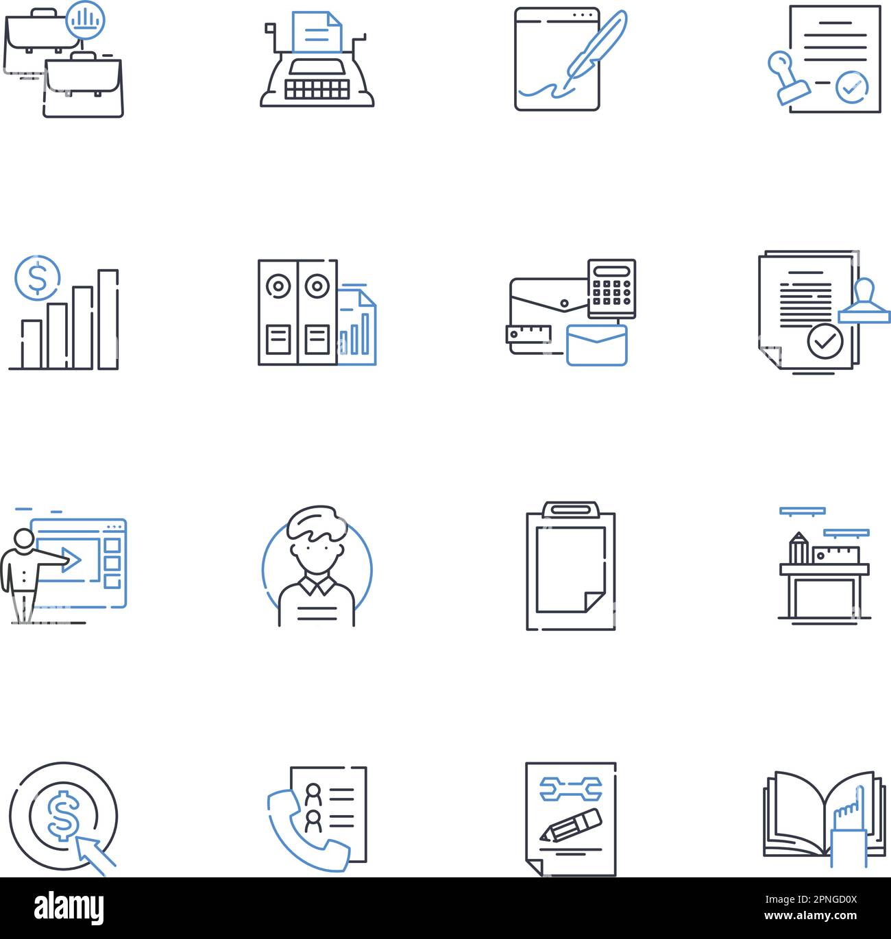Commercial Entity line icons collection. Business, Corporation, Company ...
