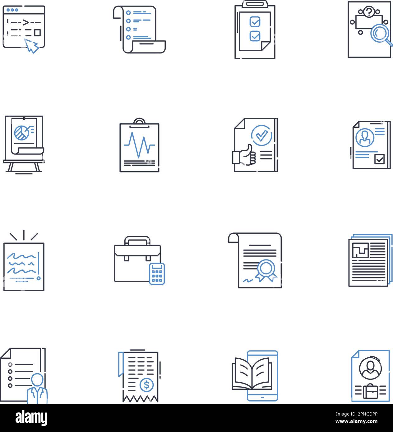 Notes Line Icons Collection Scribble Jotting Memo Reminders Memoir Notebook Reminder