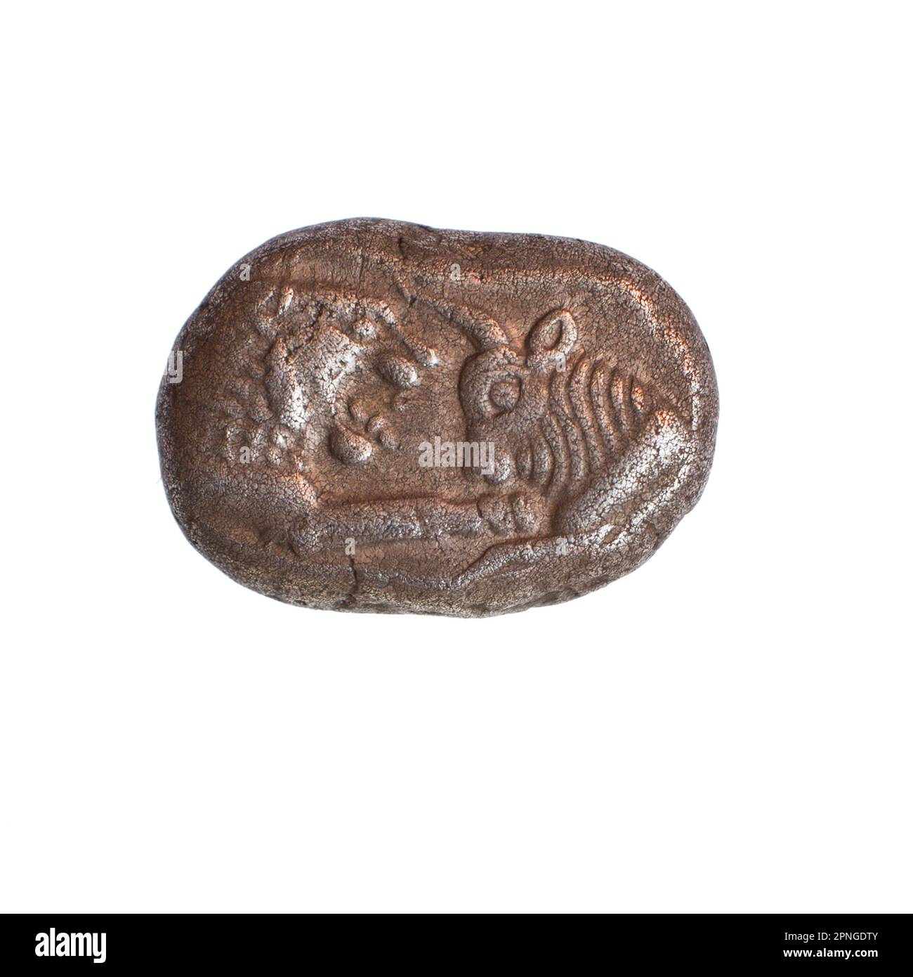 Croesus (Kroisos) ancient Greek coin 560-546 BCE. Silver Half-Stater ...