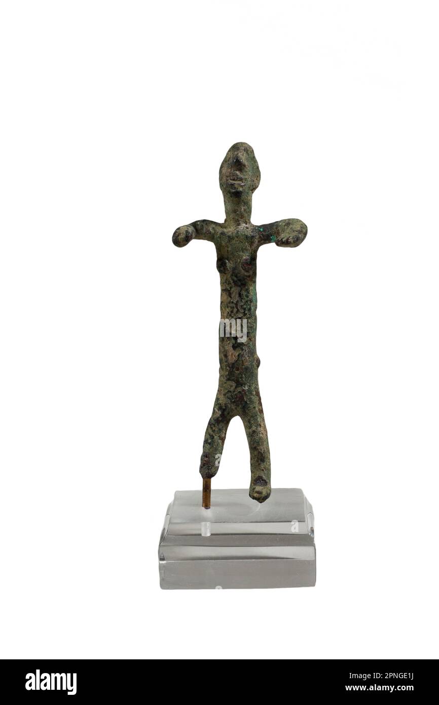 Copper Female figurine 3rd Millennium BCE Stock Photo - Alamy
