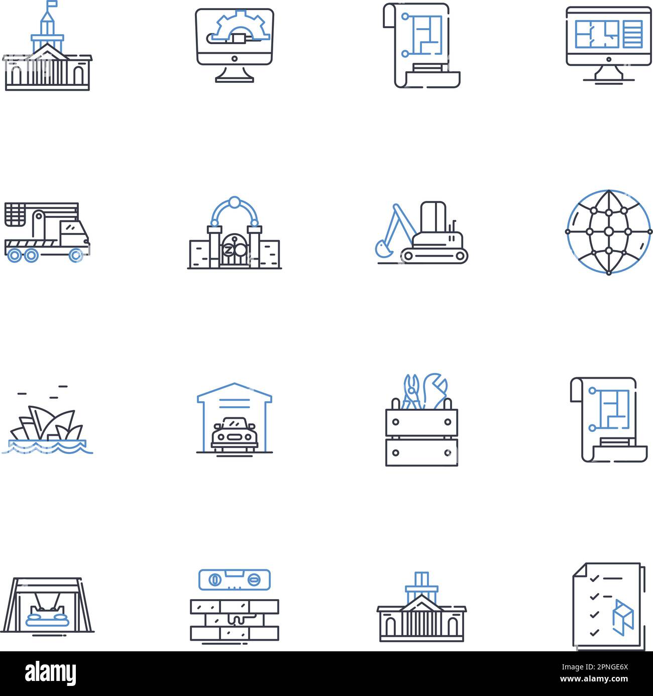 Residences overhauling line icons collection. Refurbishment, Renovation ...