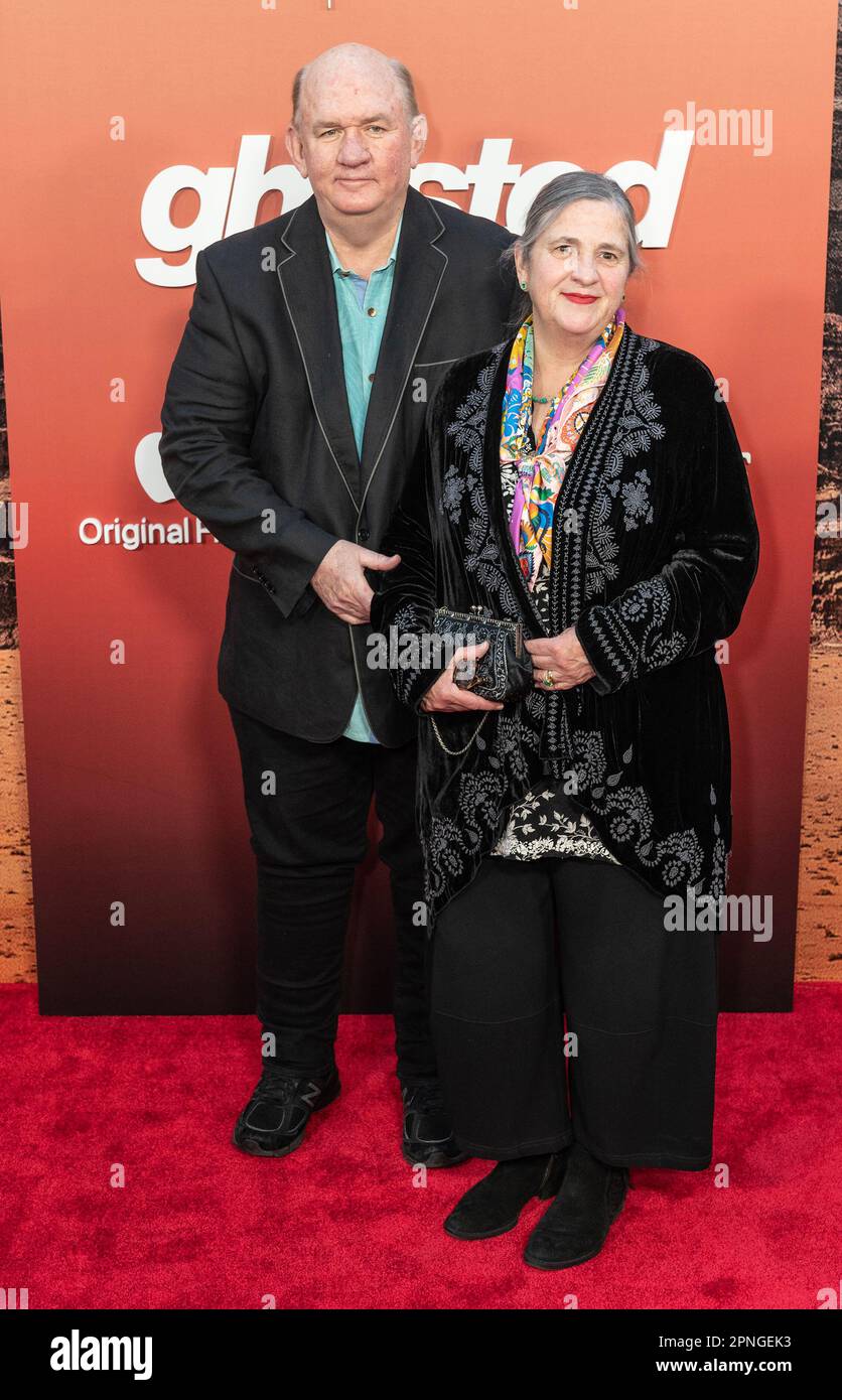 New York, USA. 18th Apr, 2023. Donald J. Lee Jr. (L) attends Apple TV ...