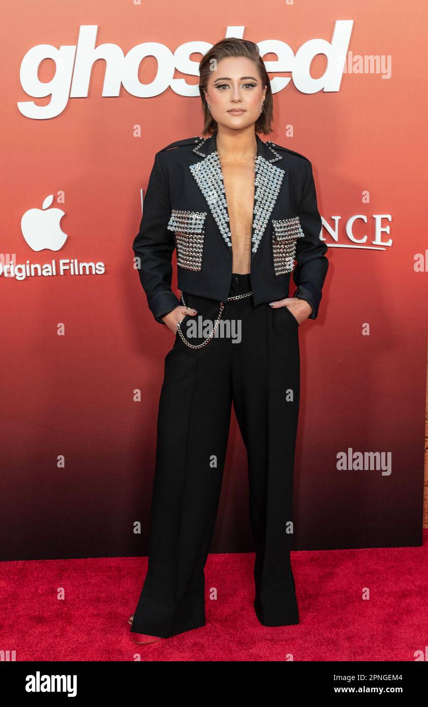 New York, USA. 18th Apr, 2023. Lizze Broadway attends Apple TV Original ...