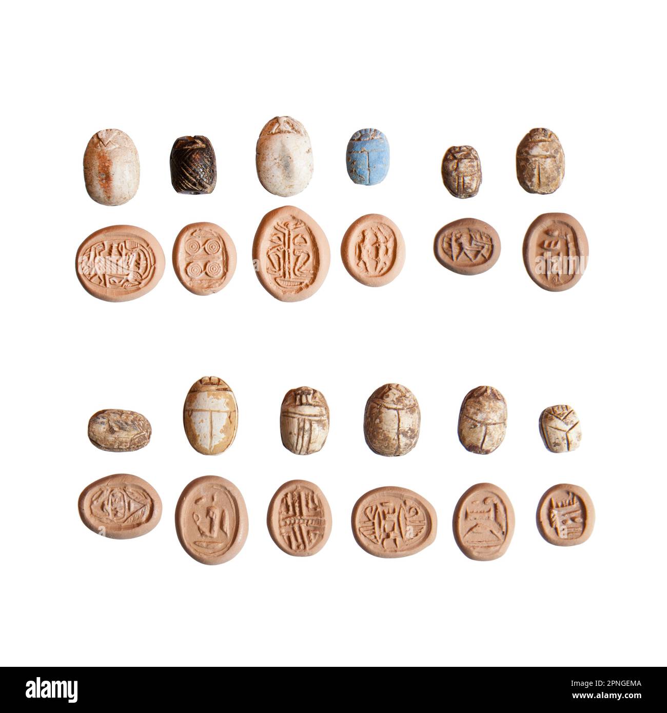 Ancient Canaanite Scarab Seals 2nd millennium BCE Stock Photo - Alamy