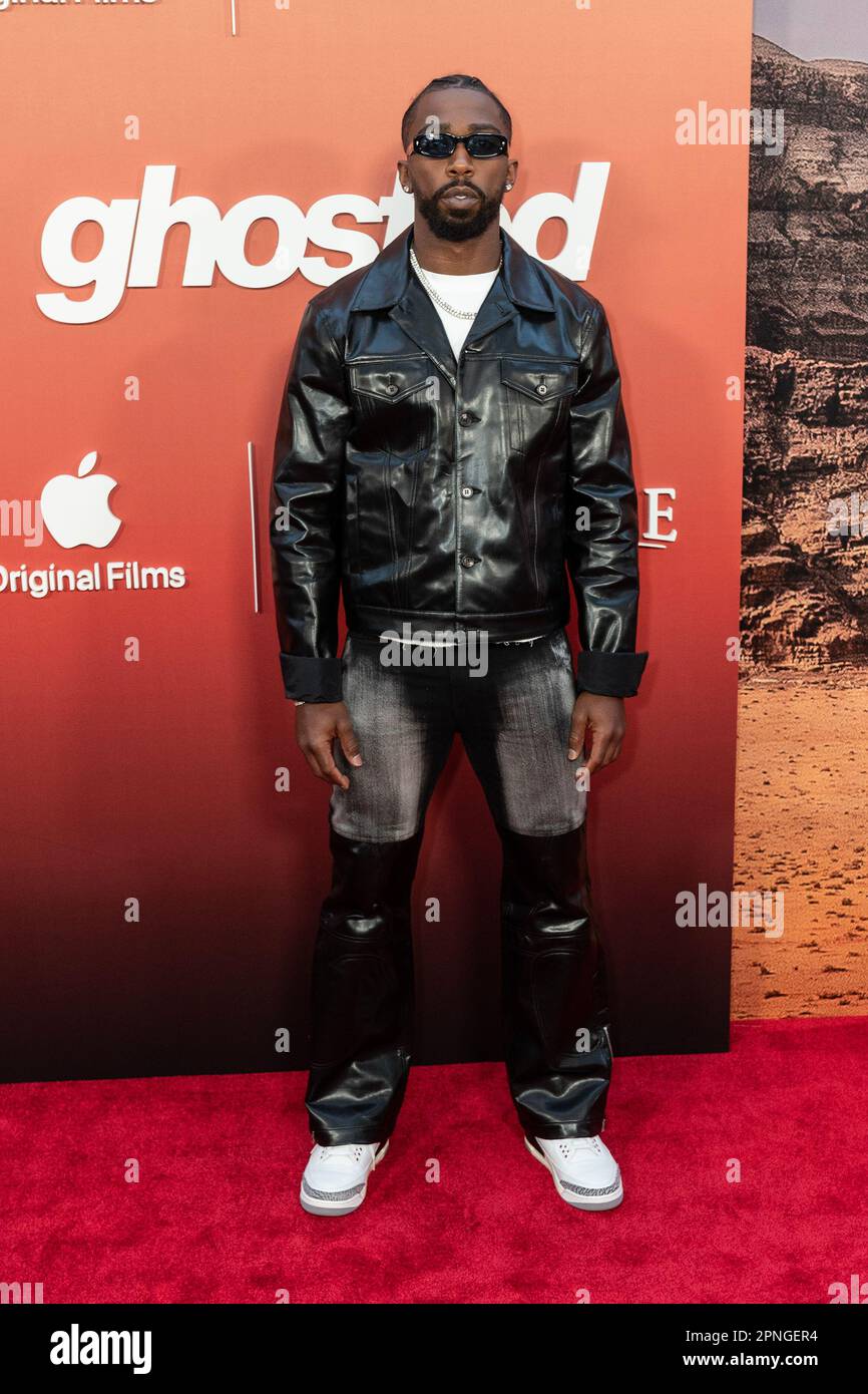 New York, USA. 18th Apr, 2023. Tyrod Taylor attends Apple TV Original ...