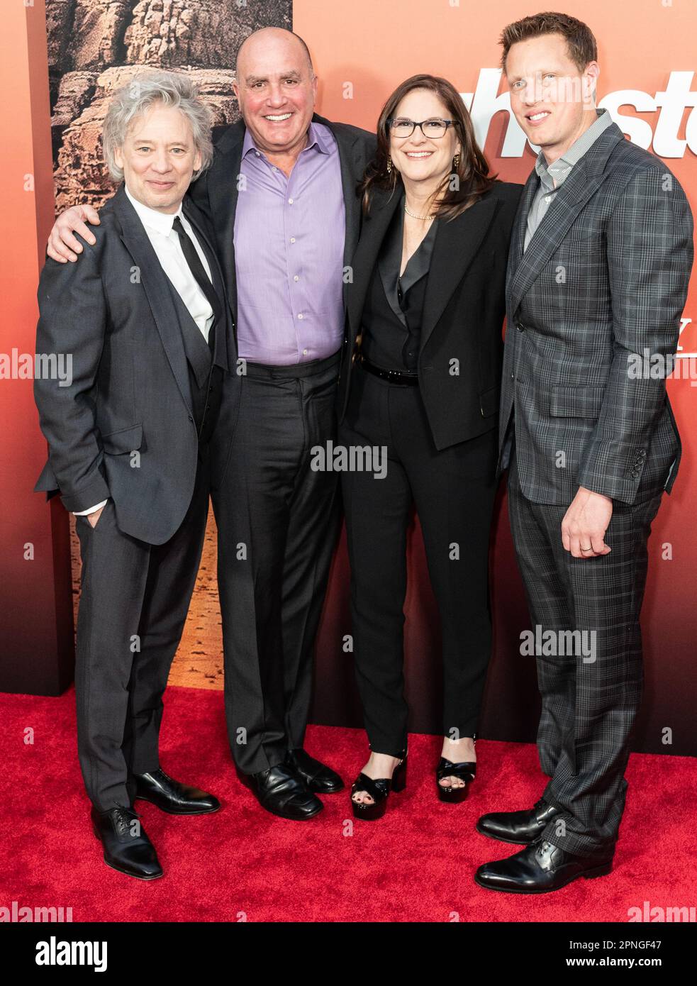 Dexter Fletcher, Don Granger, Dana Goldberg and David Ellison attend ...
