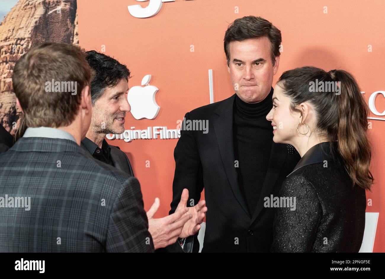 David Ellison, Jamie Erlicht, Zack Van Amburg, Ana De Armas attend ...