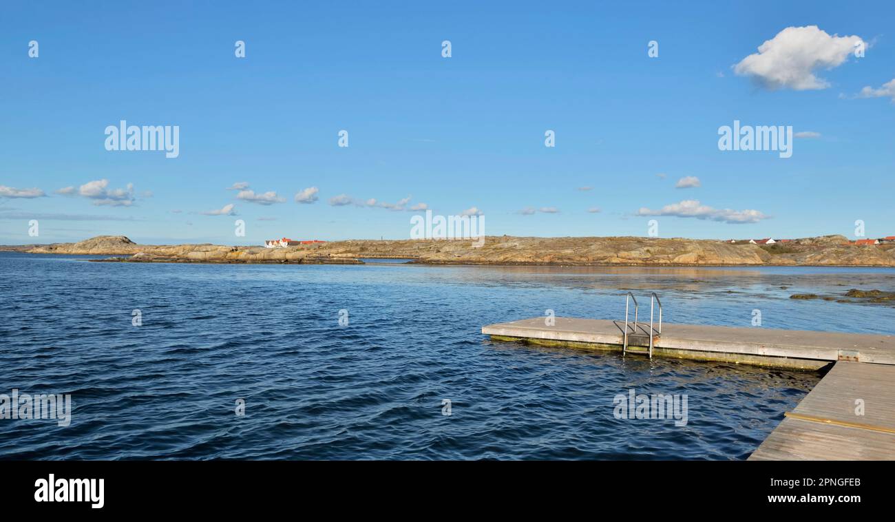 Sweden coast diving board hi-res stock photography and images - Alamy