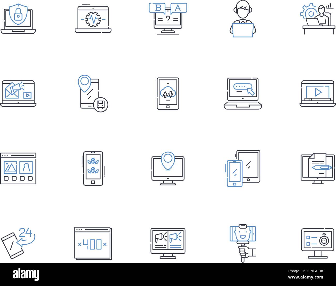 Applicant line icons collection. ompetent, ambitious, diligent ... Applicant line icons collection. ompetent, ambitious, diligent ...