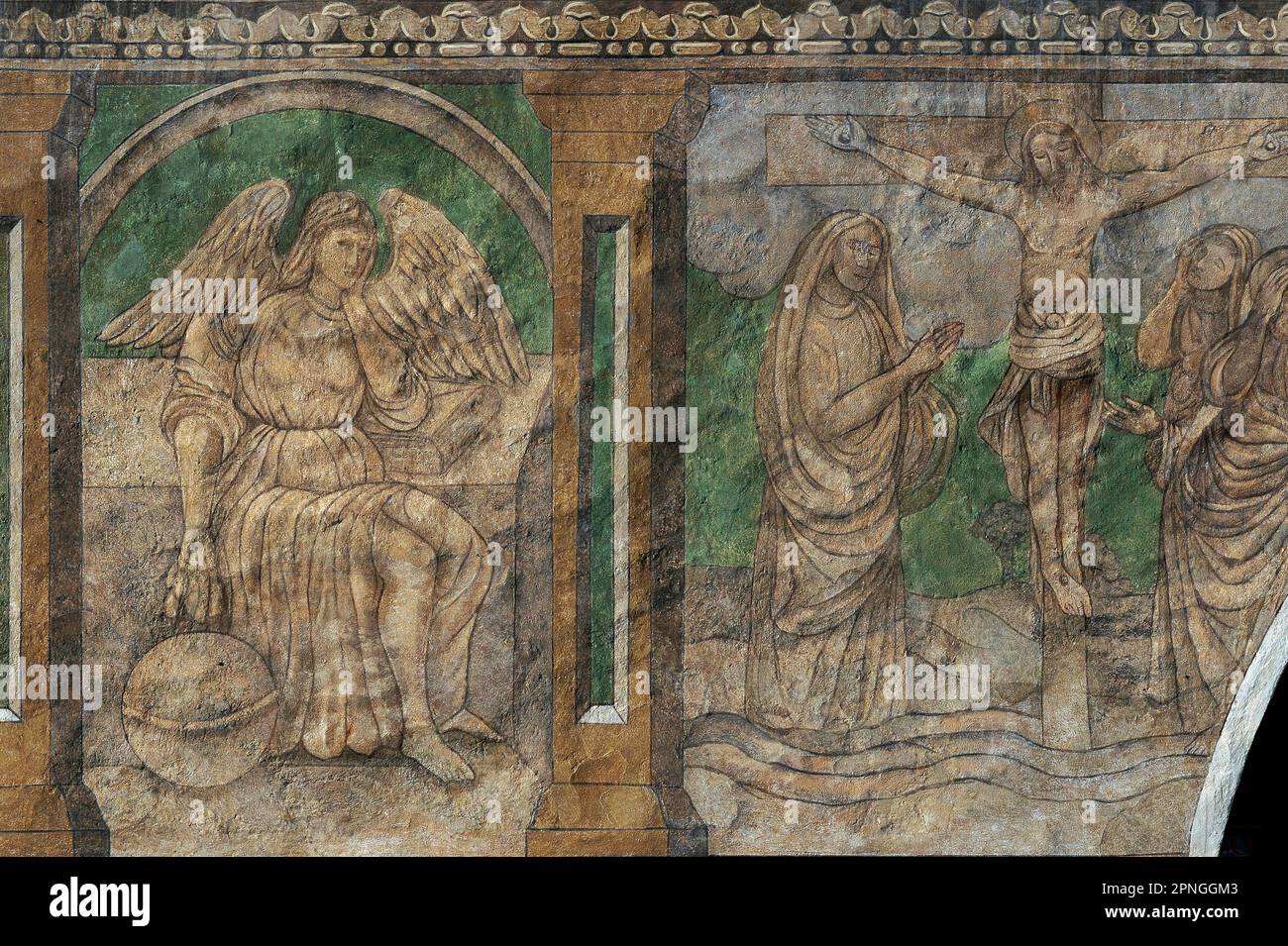 Sgraffito uncovered revealed 1952 hi-res stock photography and images ...