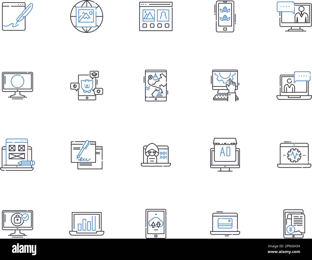 Bing search engine Stock Vector Images - Alamy