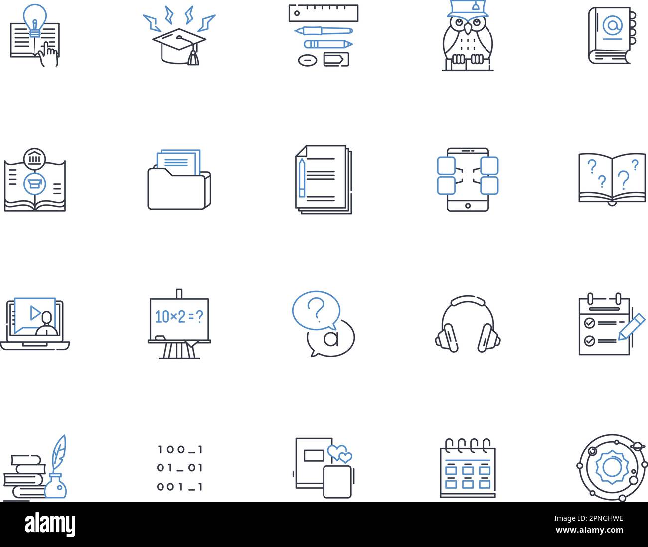 Analysis-evaluation line icons collection. Interpretation, Assessment ... Analysis-evaluation line icons collection. Interpretation, Assessment ...