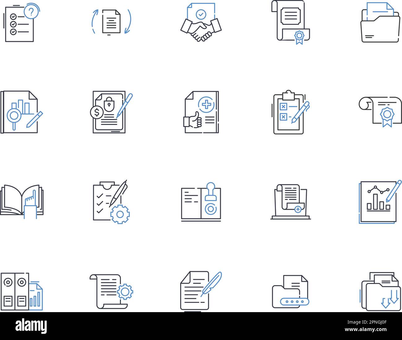 Language Line Icons Collection Communication Linguistics