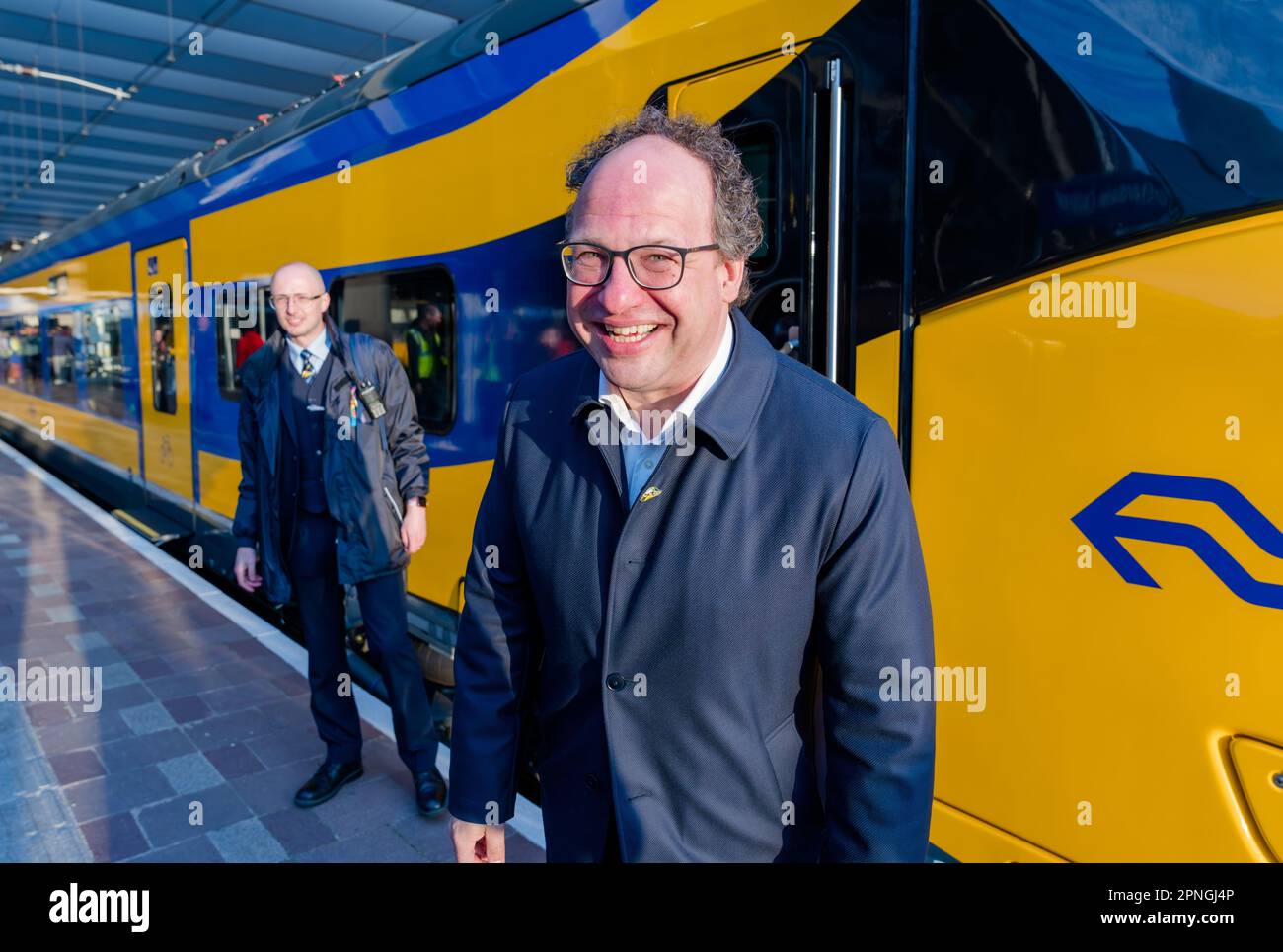 ROTTERDAM - President-director Wouter Koolmees of the NS at the ...