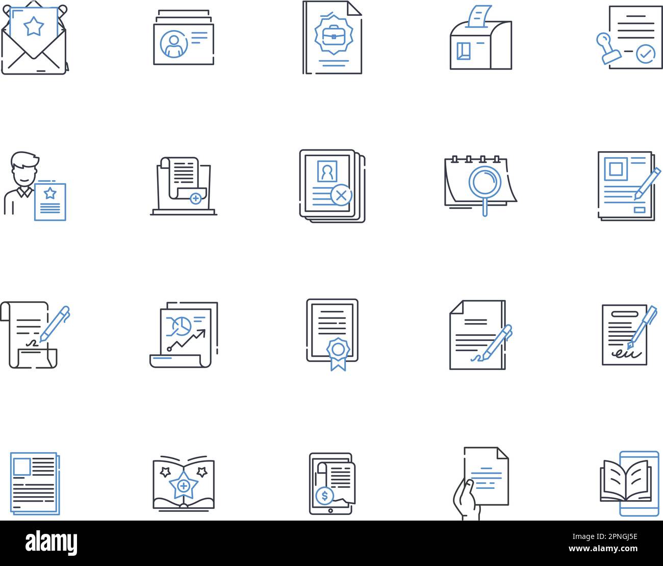Corroboration line icons collection. Verification, Confirmation ... Corroboration line icons collection. Verification, Confirmation ...