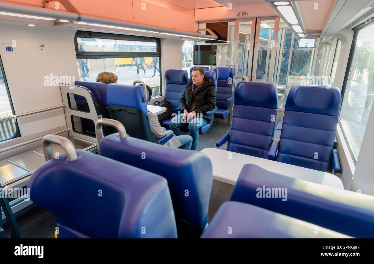 ROTTERDAM - The interior of the Intercity New Generation (ICNG) at ...