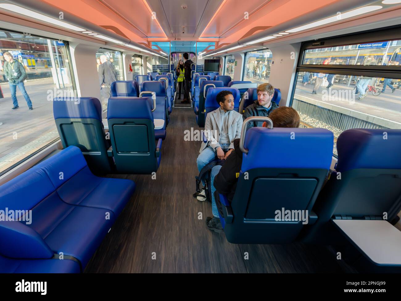 ROTTERDAM - The interior of the Intercity New Generation (ICNG) at ...