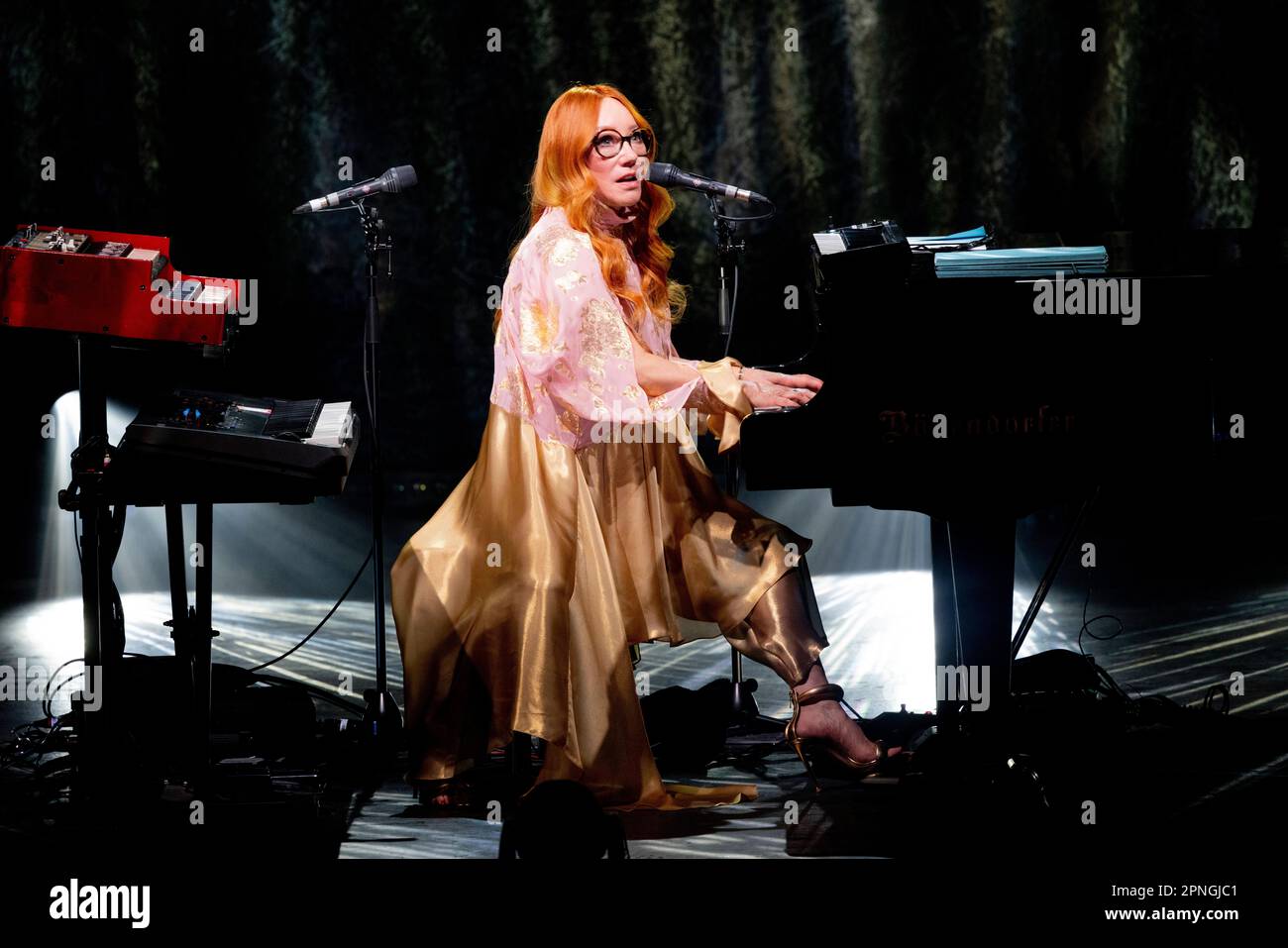 Milan, Italy. 13th Apr, 2023. Tori Amos live concert at Teatro degli ...