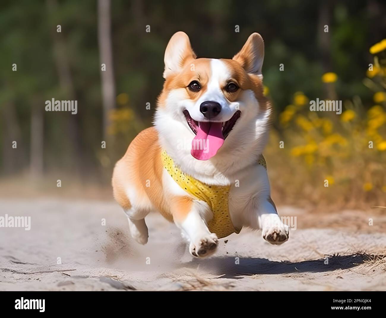 Snarling Corgi