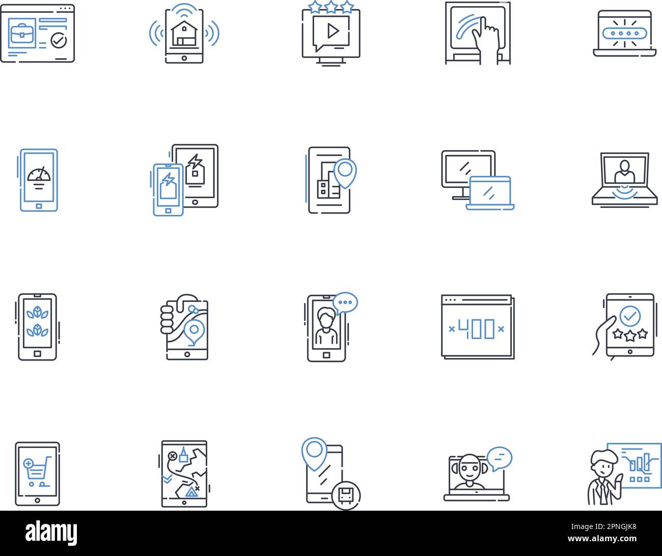Control panel line icons collection. Dashboard, Interface, Console ... Control panel line icons collection. Dashboard, Interface, Console ...