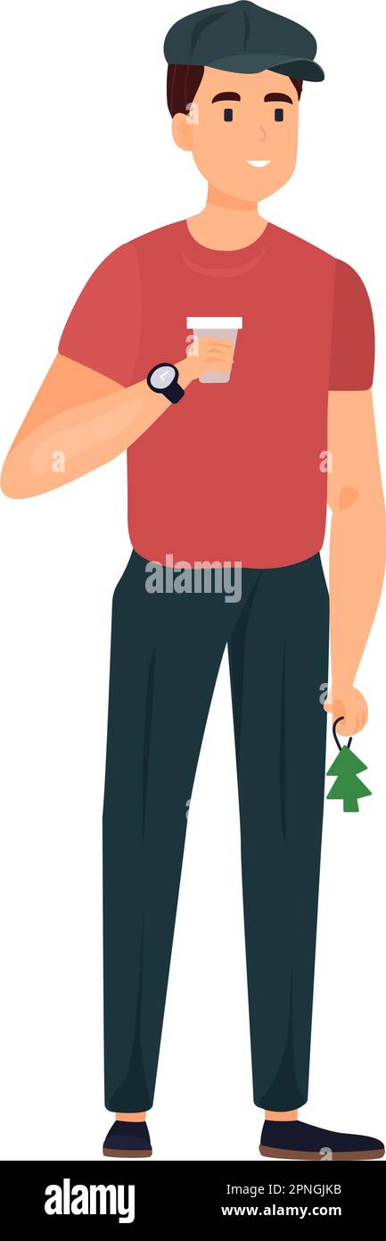 Man driver cartoon hi-res stock photography and images - Alamy