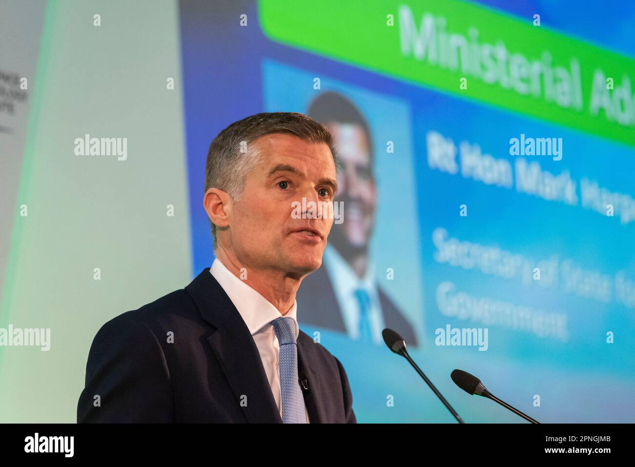 Transport Secretary Mark Harper MP spoke after joining the Jet Zero ...