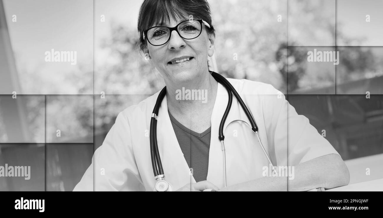 Geometric hospital Black and White Stock Photos & Images - Alamy