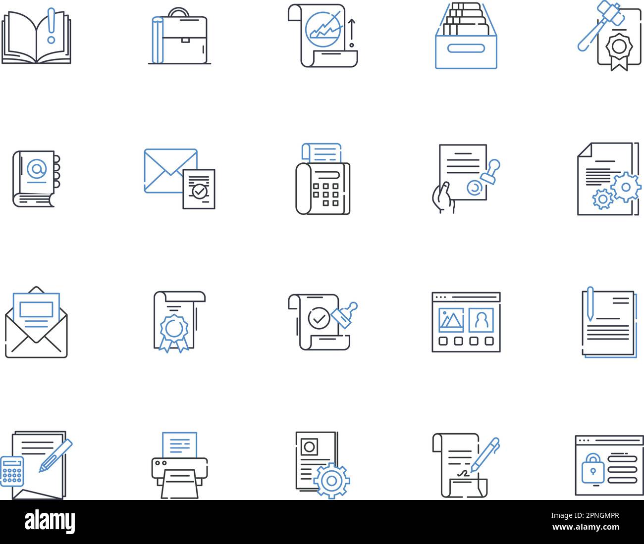 Communication Line Icons Collection Dialogue Messaging Connection