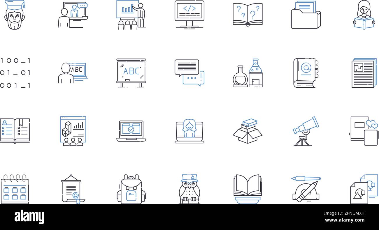 Quiz-questionnaire line icons collection. Survey, Trivia, Assessment ...