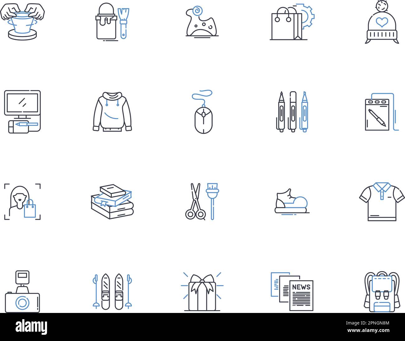 Shaping Line Icons Collection Modifying Forming Sculpting Molding Carving Crafting