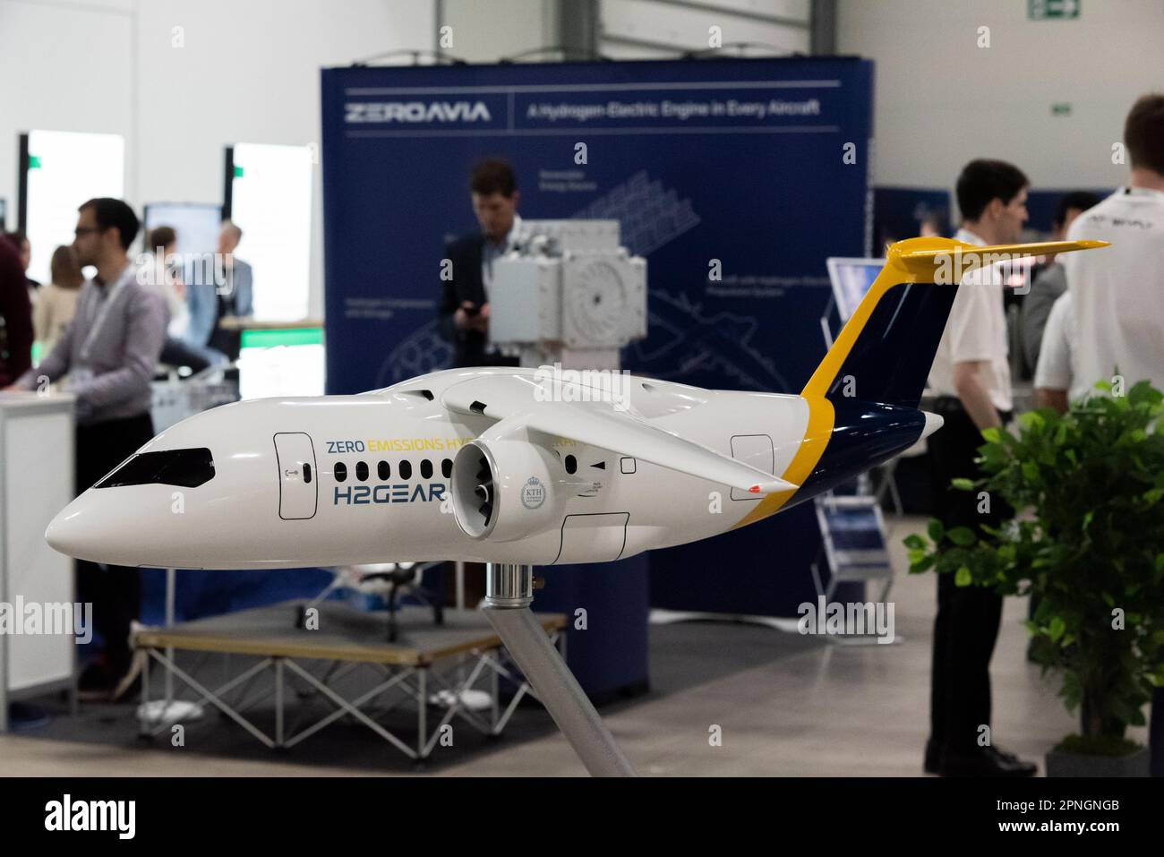 GKN Aerospace stand at the Sustainable Skies World Summit at ...