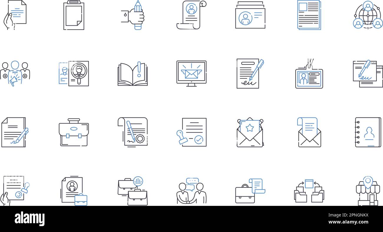 Brand identity line icons collection. Distinctive, Memorable ...